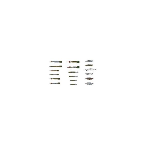 商品名：新品プラモデル 1/72 アメリカ軍 航空機用爆弾セット2 [FF102]FF102商品解説■空軍機に欠かせない兵装を妥協なく再現。完全新金型により各種レーザー誘導爆弾、JDAM(統合精密攻撃弾)、マーベリック空対地ミサイルを高精度...
