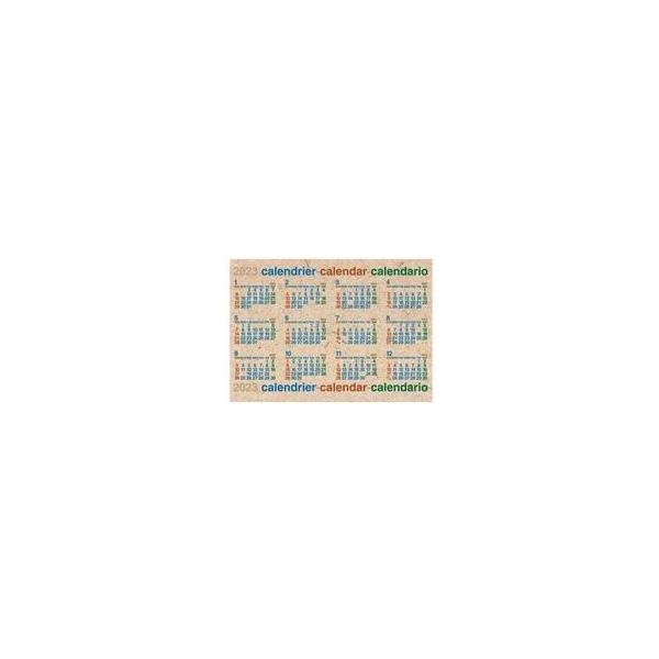 商品名：中古カレンダー B4サイズ2023年ポスターカレンダー ナチュラルCLP-B4-03商品解説■2023年1月〜12月のカレンダー。1年分のカレンダーを一望できるポスタータイプ。曜日ごとに色分けして視認性を高めたデザイン。文字色：日曜...