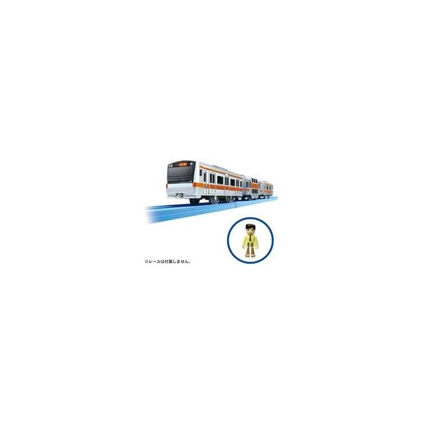 商品名：新品おもちゃ プラレール S-30 E233系中央線(2階建てグリーン車)商品解説■E233系は2006年から中央線快速・青梅線・五日市線などで運行を開始した車両です。中間車は両開きドアが特徴の2階建てグリーン車を再現しています。 ...