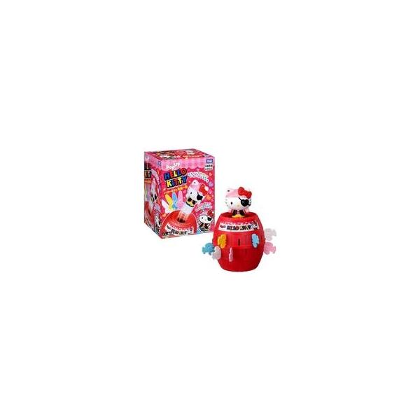 商品名：新品おもちゃ ハローキティ危機一発 「サンリオキャラクターズ」商品解説■スティックをさして、ハラハラドキドキ!ハローキティがタルから飛び出すよ!スティックをタルの穴に1本ずつ順番にさして、ハローキティの人形を飛び出させた人の勝ちです...