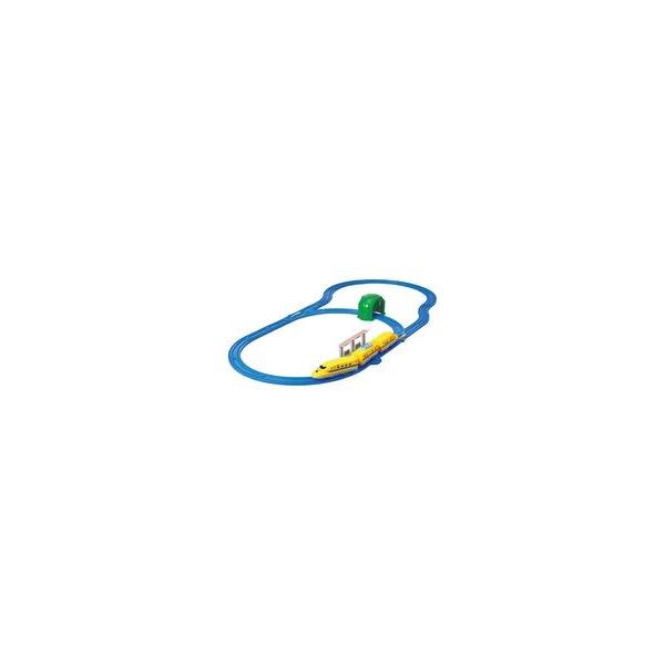 商品名：新品おもちゃ プラレール ドクターイエロー スタートレールセット商品解説■基本の遊びがそろってデビューにもぴったり! 923形ドクターイエローと、基本のレールや人気の情景が一緒になったオールインワンセット!これひとつですぐに遊ぶこと...