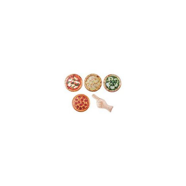 商品名：中古おもちゃ 全5種セット 「ピザフライングディスク」商品解説■ピザフライングディスクが登場!全5種セットです。【セット内容】マルゲリータクワトロフォルマッジジェノベーゼペパロニピザ職人の手【商品詳細】サイズ：約270mm中古注意事...