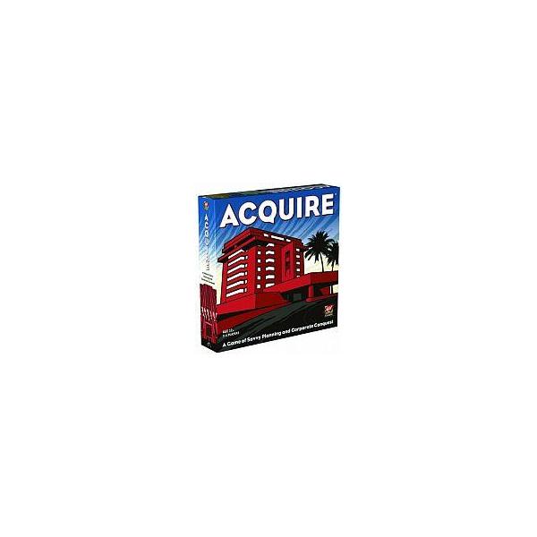 商品名：中古ボードゲーム アクワイア 英語版 (Acquire) [日本語訳付き]C-1827A商品解説■日本語訳付き小さなホテルは、より大きなホテルに合併され吸収される。アメリカのホテルチェーンは未曾有のM＆A合戦に沸いていた。そのかどで...