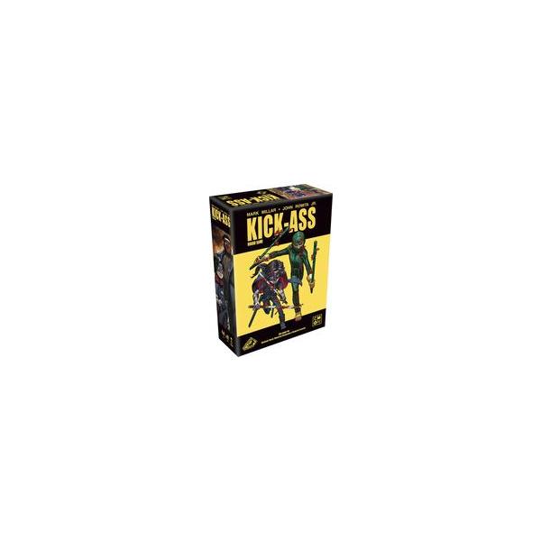 商品名：中古ボードゲーム キック・アス： ボードゲーム (Kick-Ass： The Board Game)商品解説■大人気コミック、映画を原作としたボードゲームが登場!凶悪犯罪が横行するニューヨークで、何人かがコスチュームを身にまとい、市...