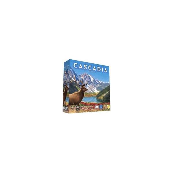 商品名：中古ボードゲーム カスカディア 日本語版 (Cascadia)商品解説■北アメリカ大陸太平洋岸北西部、通称カスカディア。その豊かな自然環境を、自分の手元に再現しましょう。場のタイルとディスク4組の中から1組を選択。生息地タイルは同じ...