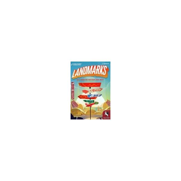 商品名：中古ボードゲーム ランドマーク ドイツ語版 (Landmarks)商品解説■プレイヤーはジャングルに迷い込んだ探検隊として、1人のパスファインダー(手がかりを出す人)のヒントを頼りに、島からの脱出と財宝の獲得を目指します。■ゲーム概...