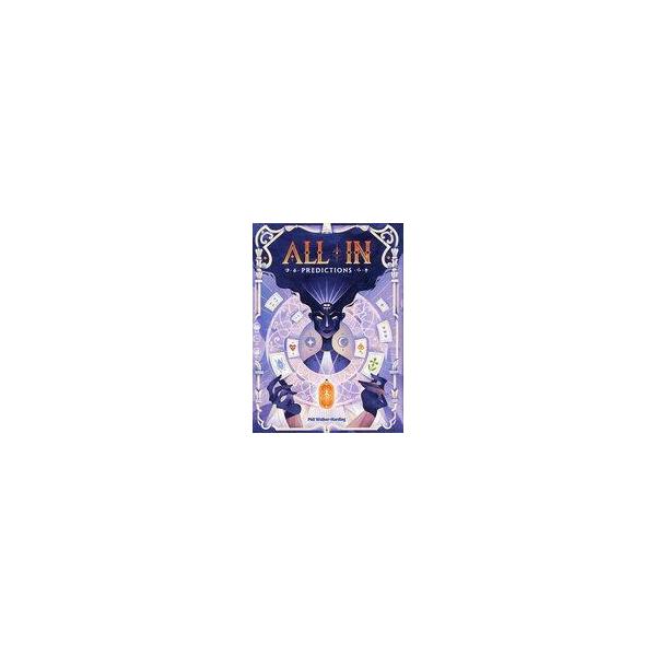商品名：中古ボードゲーム オールイン：予言 フランス語版 (All In ： Predictions)商品解説■このゲームは、プレイヤーが予言者となり、ポーカーのような「役」を揃えながら、誰がそのラウンドの勝者になるかを予想する、戦略的なカ...