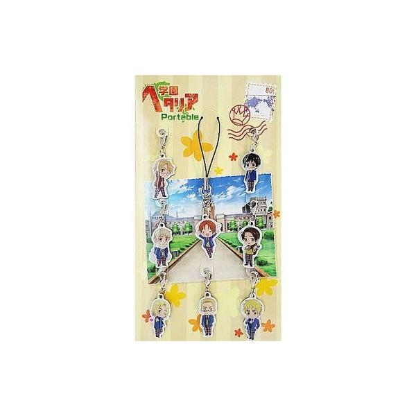 商品名：中古キーホルダー・マスコット(キャラクター) [単品] メタルチャームセット 「PSP 学園ヘタリア Portable 限定版」 同梱特典商品解説■こちらの商品はPSP「学園ヘタリア Portable 限定盤」同梱特典のメタルチャー...
