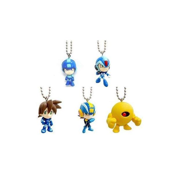 商品名：中古キーホルダー・マスコット(キャラクター) 全5種セット 「ロックマン ロックマンスイング」商品解説■不朽の名作、ロックマンシリーズがガシャポンに遂に参戦!ロックマン、X、DASH、EXE、各世代にわたるヒーロー達が一挙集結!! ...