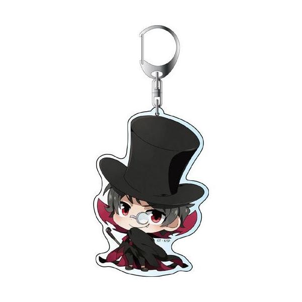 商品名：中古キーホルダー・マスコット(キャラクター) ヒュー・ザ・ダーク・アルジャーノンIII世(デフォルメver) デカキーホルダー 「SERVAMP-サーヴァンプ-」商品解説■『SERVAMP-サーヴァンプ-』より、描きおこしイラストを...