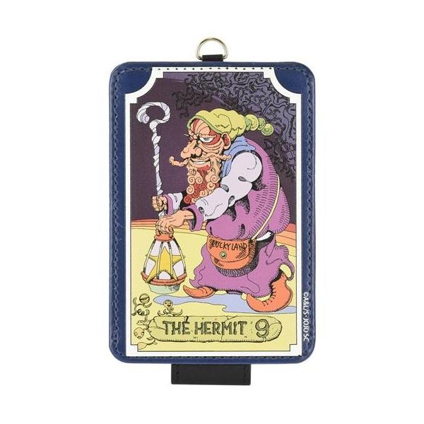 商品名：中古財布・パスケース(キャラクター) THE HERMIT ICカードケース 「ジョジョの奇妙な冒険 第三部 スターダストクルセイダース」商品解説■作中に登場したタロットの柄を表現!ハーミット・パープルの暗示である「THE HERM...