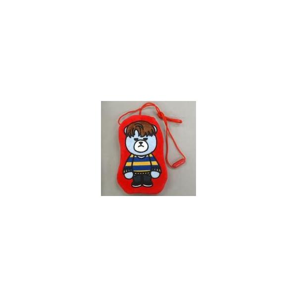 商品名：中古バッグ(男性) CHAN アップリケポーチ 「KRUNK×iKON」AMU-PRZ9950商品解説■コンサートなどで使えるアップリケポーチです。裏面にはファスナーがついています。【商品詳細】サイズ：約16cm仕様：ストラップひも...