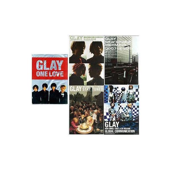 商品名：中古ポスター（男性） ポスター4種セット GLAY 「ONE LOVE」 初回購入特典商品解説■人気歌手グループ【GLAY】の「GLOBAL COMMUNICATION」、「MERMAID」、「STAY TUNED」、「ひとひらの自...