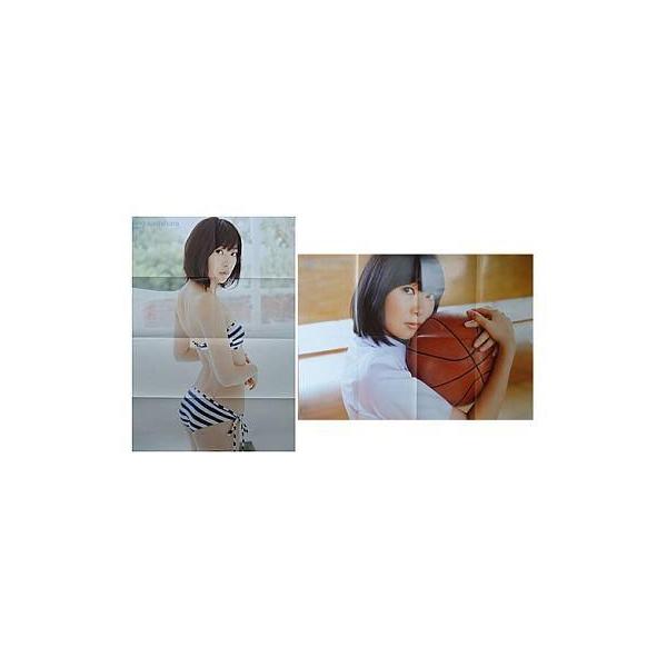 商品名：中古ポスター(女性) A2両面ポスター(八つ折) 指原莉乃(AKB48) ”奇跡”のカットを特別封入!!特大水着ポスター FRIDAY2012年2月3日号特別付録商品解説■アイドルグループ「AKB48」の「指原莉乃」の両面ポスターで...