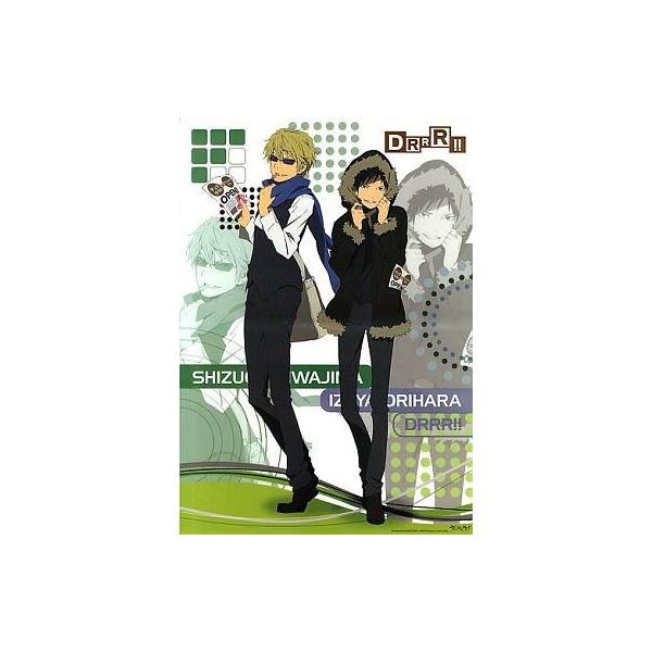 商品名：中古ポスター（アニメ） 平和島静雄＆折原臨也 ミニクリアポスター 「デュラララ!!」■商品解説■人気のアニメ【デュラララ!!】より、かっちょいい「静雄」と「臨也」のA3クリアポスターの登場だぜ!サイズ：420×297mm仕様：PP製