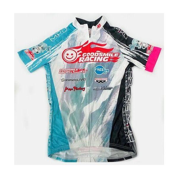商品名：中古サイクルジャージ・サイクルウェア(キャラクター) レーシングミク2014 サイクルジャージ EDGE2 Ver. Mサイズ 「VOCALOID」商品解説■初音ミクGTプロジェクト専用キャラクター『レーシングミク 2014』がサイ...