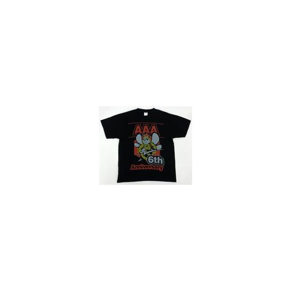 商品名：中古Tシャツ(男性アイドル) AAA Tシャツ ブラック Mサイズ 「AAA 6th Anniversary Tour」商品解説■「AAA 6th Anniversary Tour」の公式グッズです。ツアーロゴが大きくプリントされた...