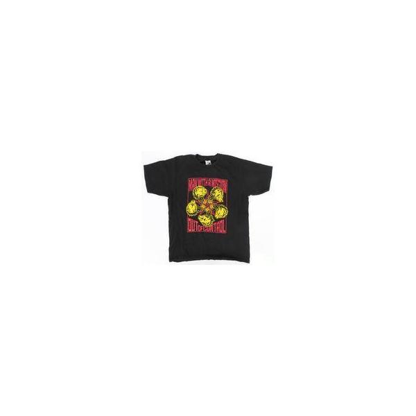 商品名：中古Tシャツ(男性アイドル) MAN WITH A MISSION CIRCLE Tシャツ ブラック×レッド Mサイズ 「MAN WITH A MISSON Presents 『Out of Control JAPAN Tour 2...
