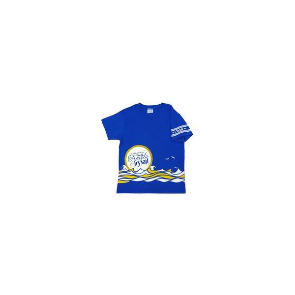 商品名：中古Tシャツ(女性アイドル) TrySail 会場カラーTシャツ(アニメイトver.) ブルー Sサイズ 「LAWSON presents TrySail Second Live Tour “The Travels of TrySa...