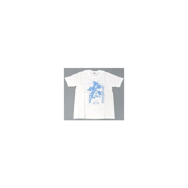 商品名：中古衣類 EGOIST Tシャツ(side-A：chrysalizion code 404) ホワイト×ブルー Mサイズ 「EGOIST LIVE TOUR 2020 side-A 『chrysalizion code 404』」 ...