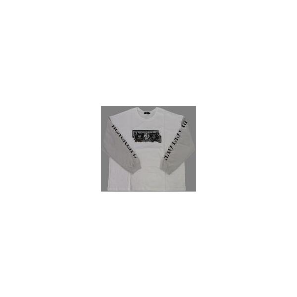 商品名：中古衣類 女王蜂 qb ORIGINAL CHANGE SLEEVE BIG T-SHIRT(Tシャツ) ホワイト×アイスグレー Lサイズ 「女王蜂 単独公演『十』-Introduction-」商品解説■「女王蜂 単独公演『十』-I...