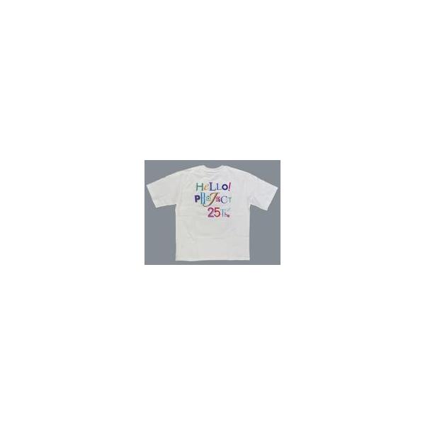 商品名：中古Tシャツ グラフィックTシャツ(5分袖) 25周年ロゴ ホワイト XLサイズ 「HELLO! PROJECT×GU」商品解説■「ハロー!プロジェクト×GU」のコラボグッズです。【商品詳細】カラー：ホワイトサイズ：XLサイズ素材：...