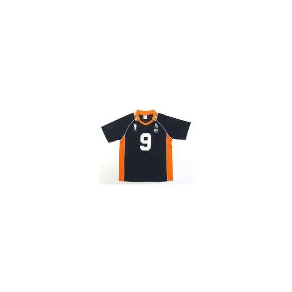 商品名：中古ポロシャツ・ワークシャツ 影山飛雄 高校ユニフォーム 烏野高校 ネイビー×オレンジ Lサイズ 「ハイキュー!!」商品解説■「ハイキュー!!アニメ10周年記念展 全感覚EXHIBITION」/「TOHO animation STO...