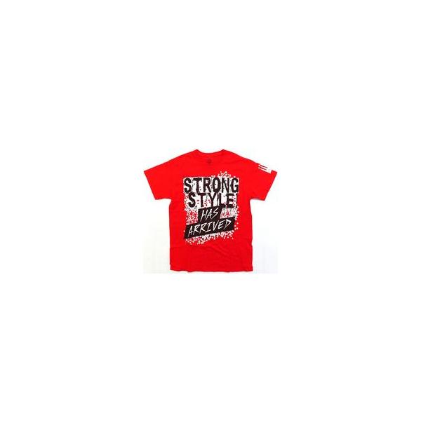 商品名：中古Tシャツ 中邑真輔(WWE) Strong Style Has Arrived Tシャツ(NXTタグなし) レッド Mサイズ商品解説■中邑真輔(WWE)のStrong Style Has Arrived Tシャツです。こちらは、...