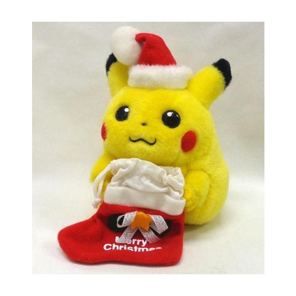 商品名：中古ぬいぐるみ ピカチュウ ポケモンサンタぬいぐるみ 「ポケットモンスター」商品解説■クリスマスにぴったりの、サンタコスチュームぬいぐるみ。白いポンポンやファーが付いた赤いサンタ帽をかぶり、両手で大きな靴下を抱えています。【商品詳細...