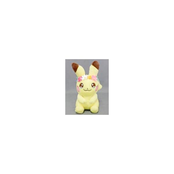 商品名：中古ぬいぐるみ ピカチュウ ぬいぐるみ Pikachu’s Easter 「ポケットモンスター」 ポケモンセンター限定商品解説■春の訪れを感じさせる、パステルカラーのかわいいグッズが新登場!花冠をつけたピカチュウたちがイースターを楽...