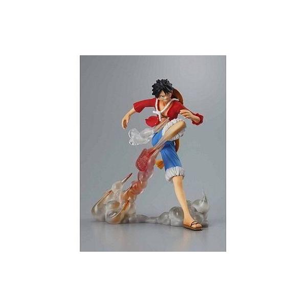 商品名：中古食玩 トレーディングフィギュア ルフィ(ゴムゴムのJETスタンプ) ワンピース ATTACK MOTIONS 〜BATTLE OF DEEP SEA〜 商品解説■印象的な必殺技を躍動感あるポーズとエフェクトで立体化する「ATTA...