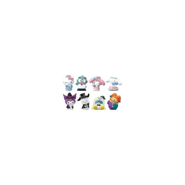 商品名：中古食玩 トレーディングフィギュア 全8種セット 「SANRIO CHARACTERS FRIENDS 4」商品解説■オトナかわいいデザインソフビ、フレンズシリーズよりサンリオキャラクターズ4弾が登場!今回は天使かわいい＆闇かわいい...