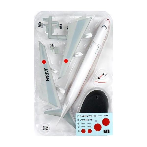商品名：中古食玩 プラモデル 1/500 2.BOEING 747-400 政府専用機(パッセンジャーステップ付き) 「日本の輸送機コレクション」商品解説■自衛隊で使用されている、要人・物資・戦術輸送に活躍する航空輸送機にスポットをあてたコ...