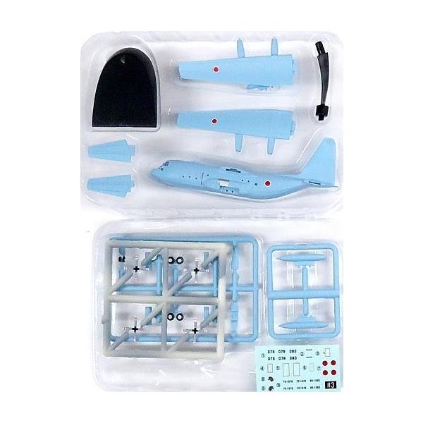 商品名：中古食玩 プラモデル 1/300 3.C-130 航空自衛隊 「日本の輸送機コレクション」商品解説■自衛隊で使用されている、要人・物資・戦術輸送に活躍する航空輸送機にスポットをあてたコレクション。チヌークやC-130はもちろんのこと...