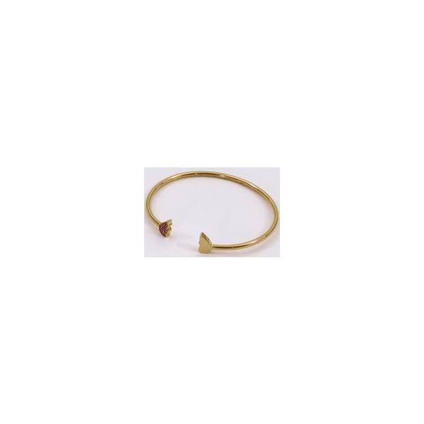 商品名：中古銀製品・指輪・アクセサリー 岩橋玄樹 Separate Heart Bangle Gold(バングル) 「TwO hundRED」商品解説■岩橋玄樹初のプロデュースブランド、ジェンダーレスアクセサリー「TwO hundRED」の...