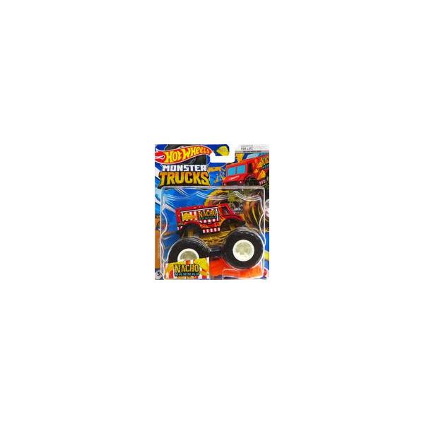 商品名：中古ミニカー 1/64 NACHO MAMMAS(レッド×イエロー×ゴールド) 「Hot Wheels MONSTER TRUCKS」 [HNW17]HNW17商品解説■「Hot Wheels MONSTER TRUCKS」に、1/...