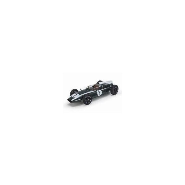 商品名：新品ミニカー 1/18 クーパー T53 1960 イギリスGP ウィナー J.ブラバム #1 エンジンフード開閉 「GP REPLICASシリーズ」 [GRP160A]GRP160A商品解説■エンジンフード開閉可能。【商品詳細】ス...