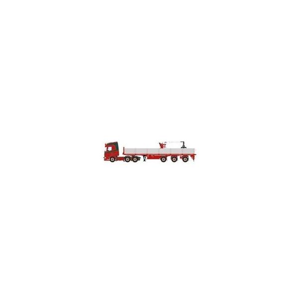 商品名：新品ミニカー 1/50 JP de Bruijn DAF XF SH WITHOUT SKY LIGHTS 6X2 TWIN STEER BRICK TRAILER - 3 AXLE [01-4822]01-4822商品解説■【商品...