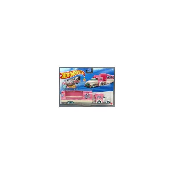 商品名：中古ミニカー 1/64 SWEET DELIVERY(ピンク×ホワイト) 「Hot Wheels SUPER RIGS」 [JCM46]JCM46商品解説■「Hot Wheels SUPER RIGS」に、1/64 SWEET DE...