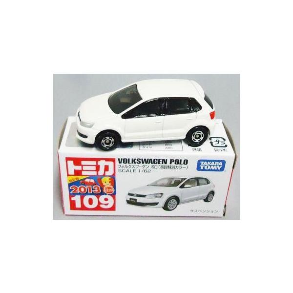 商品名：中古トミカ 1/62 フォルクスワーゲン ポロ 初回特別カラー(ホワイト) 「トミカ No.109」商品解説■「トミカ」に、1/62 フォルクスワーゲン ポロ 初回特別カラー(ホワイト)がラインナップ。【商品詳細】サイズ：全長約6....