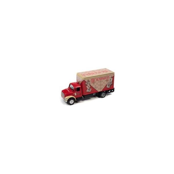 商品名：中古ミニカー 1/64 Scrabble 1999 インターナショナル カーゴ トラック(レッド) 「ポップカルチャーシリーズ」 [JLSP257]JLSP257商品解説■開閉機構ナシ【商品詳細】スケール：1/64素材：ダイキャスト