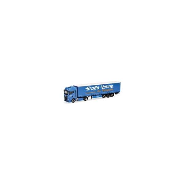 商品名：新品ミニカー 1/87 MAN TGX GX カーテンキャンバスセミトレーラー ”Grobe-Vehne” [HE319287]HE319287商品解説■【商品詳細】スケール：1/87