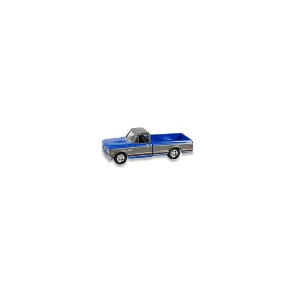 商品名：新品ミニカー 1/64 1972 Chevy Cheyenne C10 Short Bed(エレクトリックブルー×ガンメタルグレー) [30567]30567商品解説■【商品詳細】スケール：1/64新品注意事項：※こちらの商品はラン...