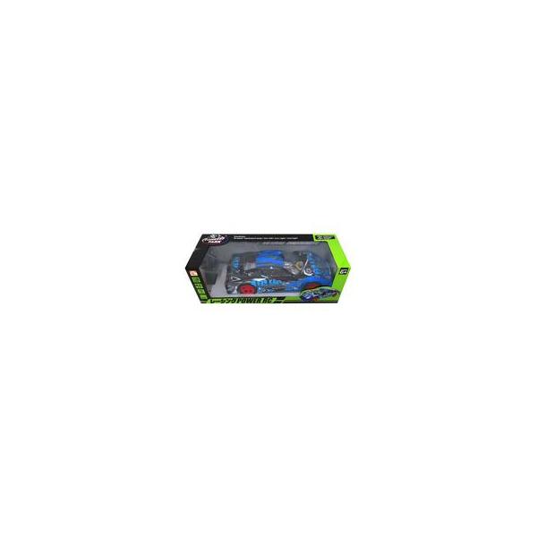 商品名：新品トイラジ 1/10 レーシングPOWER RC(ブラック×ブルー) 40MHz仕様 [TS022]TS022商品解説■レーシングPOWER RC(ブラック×ブルー)が、1/10スケールのラジオコントロールカーで登場です。【商品詳...