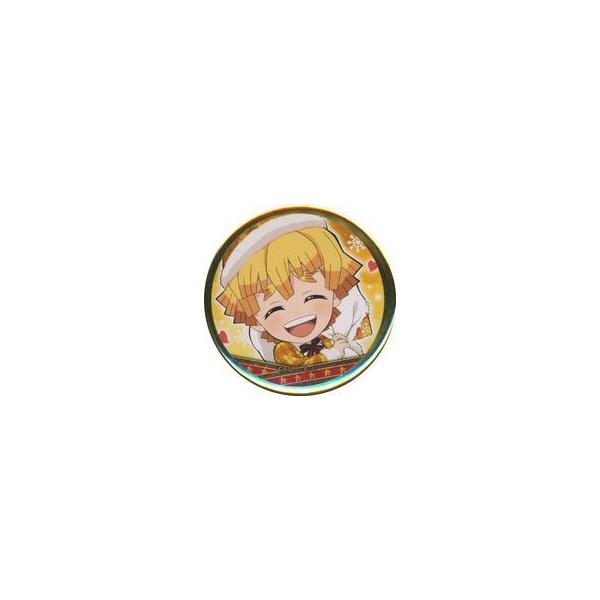 商品名：中古バッジ・ピンズ 我妻善逸 「鬼滅の刃×ufotable cafe クリスマスイベント2021 ランダムマイラーリング缶バッジ」商品解説■「鬼滅の刃×ufotable cafe クリスマスイベント2021」の「ランダムマイラーリン...