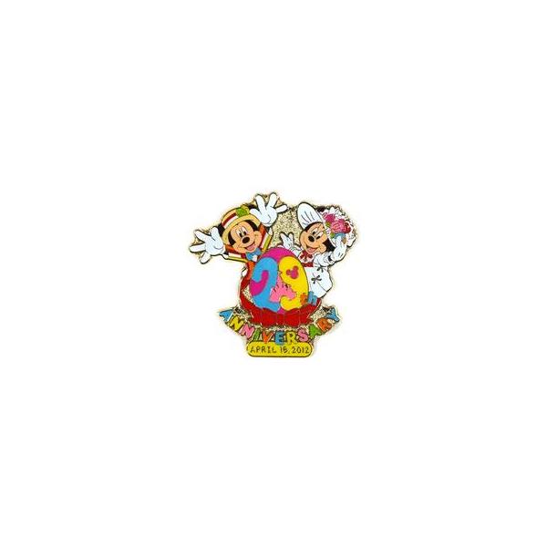 商品名：中古バッジ・ピンズ ミッキー＆ミニー ピンバッジ 「東京ディズニーランド 29th Anniversary」 東京ディズニーランド限定商品解説■「東京ディズニーランド 29thアニバーサリー(29周年記念)」東京ディズニーランド限定...