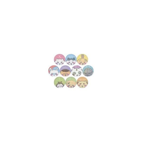 商品名：中古バッジ・ピンズ 全10種セット 「ちいかわ なんか小さくてかわいいやつ ちいかわらんど原宿店・大阪梅田店1周年おめでとうフェア ひょっこりのぞくホログラム缶バッジ in カプセル」商品解説■こちらの商品は「ちいかわ なんか小さく...