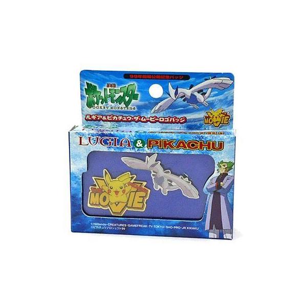 商品名：中古バッジ・ピンズ(キャラクター) ルギア＆ザ・ムービーロゴバッジ 「劇場版 ポケットモンスター 幻のポケモン ルギア爆誕」 99年劇場公開記念商品解説■「劇場版 ポケットモンスター 幻のポケモン ルギア爆誕」より、「ルギア」と「ザ...