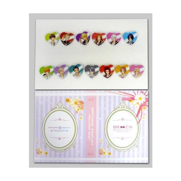 商品名：中古バッジ・ピンズ(キャラクター) [単品] 集合 ハート型缶バッジ+ホルダーセット 「PS Vitaソフト BROTHERS CONFLICT Precious Baby アニメイト限定セット」 同梱特典商品解説■PS Vitaソ...