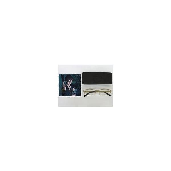 商品名：中古アクセサリー(非金属)(キャラクター) 宜野座伸元 メガネ(眼鏡ケース・メガネふきセット) 「PSYCHO-PASS サイコパス」商品解説■宜野座伸元のメガネをステンレスメタルフレームで再現。メガネ拭きには宜野座伸元のイラスト入...